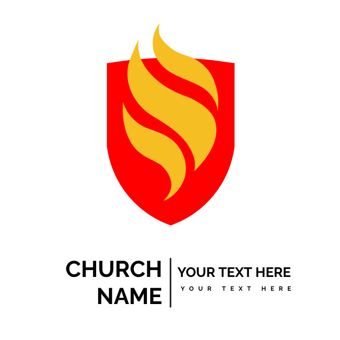 church fire name logo Template | PosterMyWall