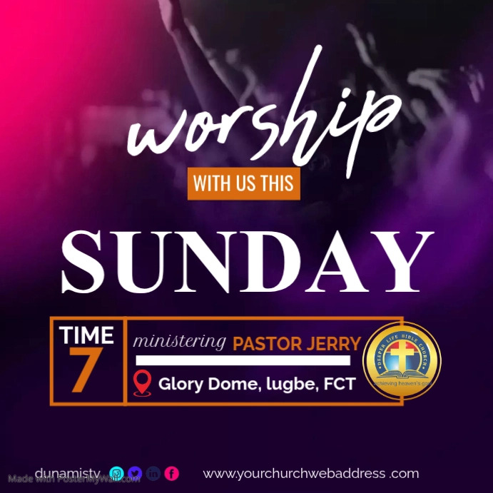 Church flier Template | PosterMyWall