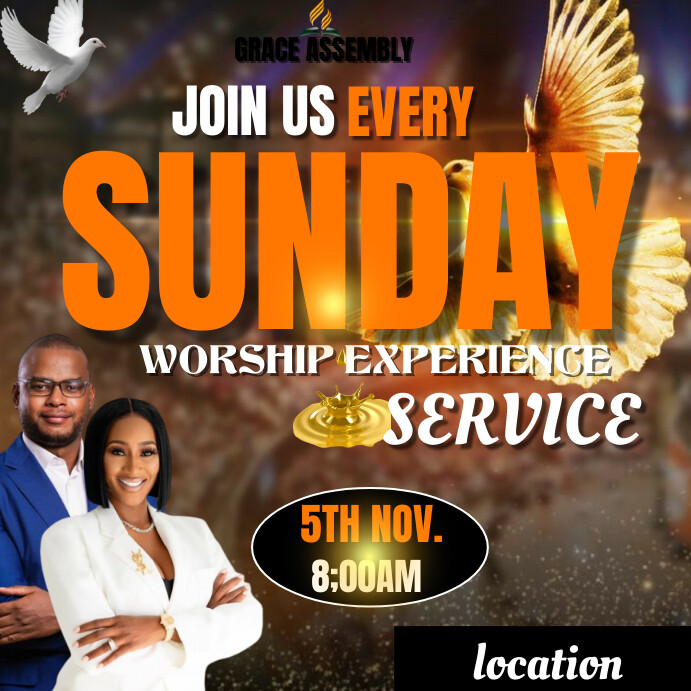 church flier template (1) | PosterMyWall