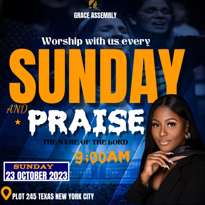 church flier template (1) | PosterMyWall