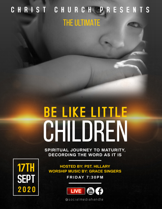 church flier template - children | PosterMyWall