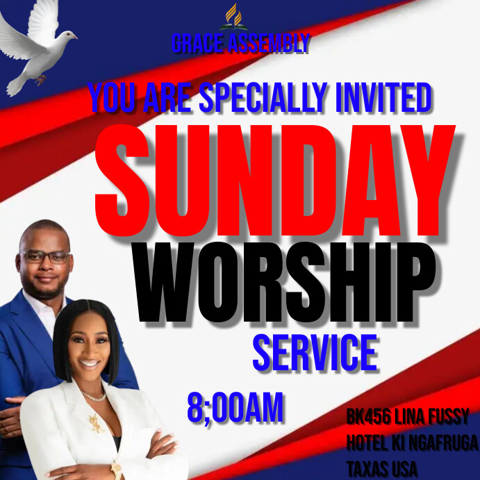 Plantilla de church flier template | PosterMyWall