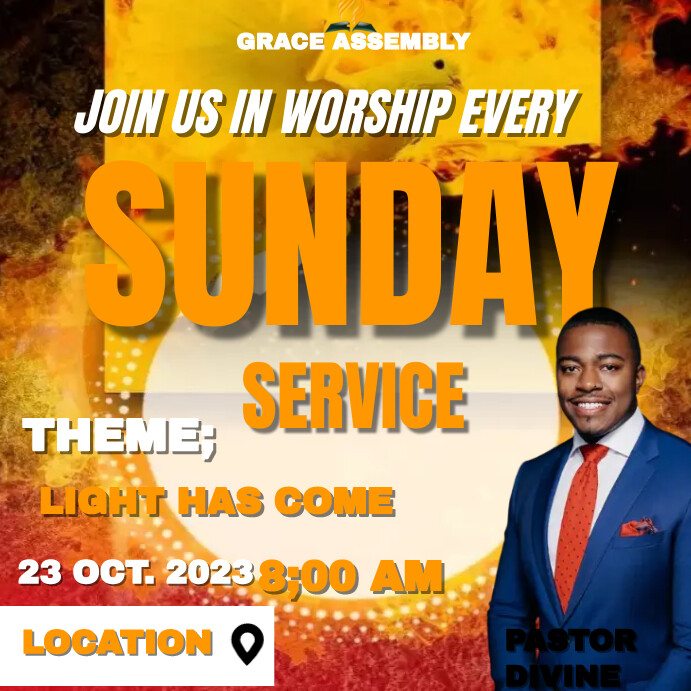 church flier template | PosterMyWall