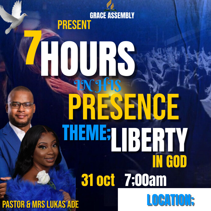 Plantilla de church flier template | PosterMyWall