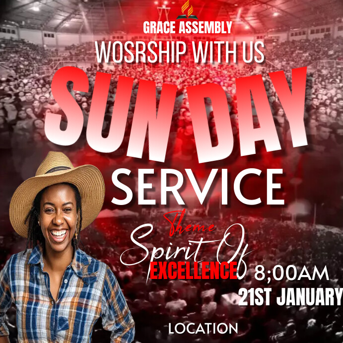 church flier template | PosterMyWall