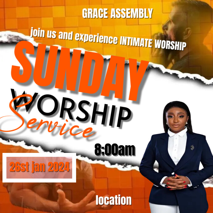 church flier template | PosterMyWall