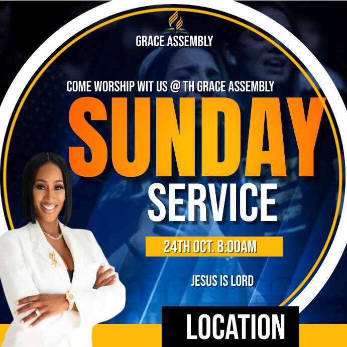 church flier template | PosterMyWall