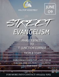 street evangelism flyer (1) Template | PosterMyWall