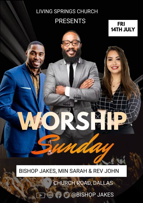 church flyer (1) Template | PosterMyWall