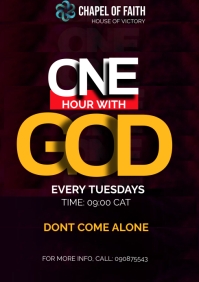 crossover Sunday service flyer poster (1) Template | PosterMyWall