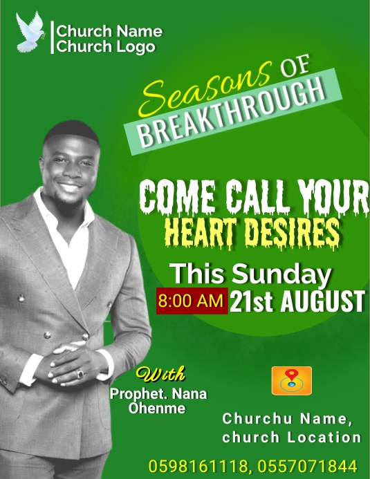 church flyer (2) Template | PosterMyWall