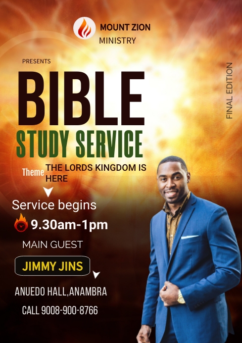 Church flyer (2) Template | PosterMyWall