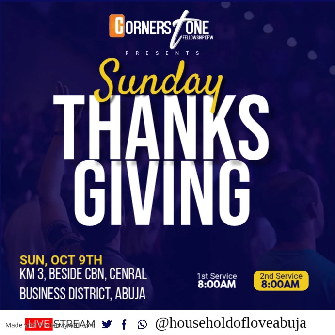 CHURCH FLYER (4) Template | PosterMyWall