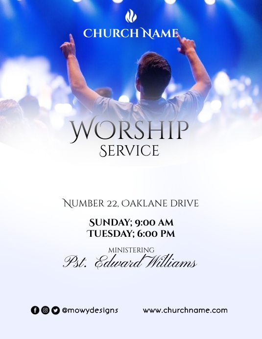 Church Flyer (5) Template | PosterMyWall