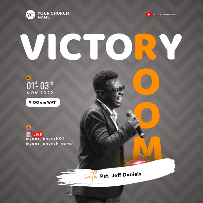 CHURCH FLYER (56) Template | PosterMyWall