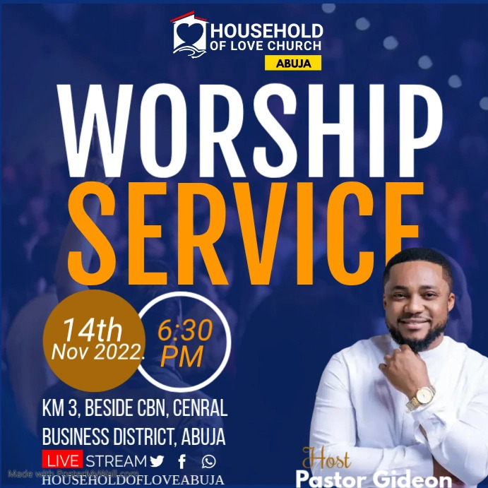 CHURCH FLYER (7) Template | PosterMyWall