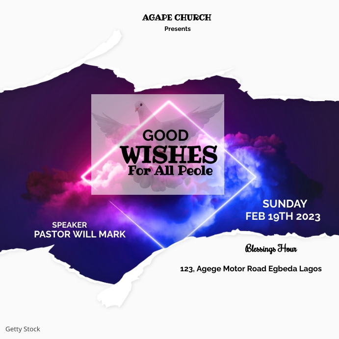 Church Flyer and Event flyer Template | PosterMyWall