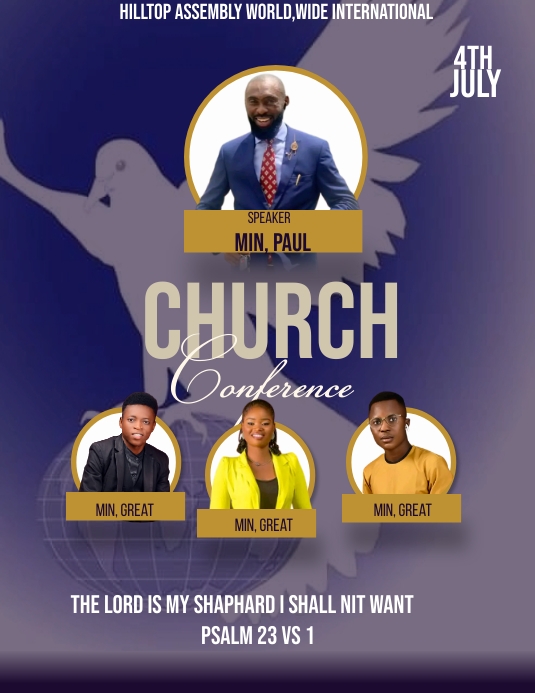 CHURCH FLYER church conference banner Template | PosterMyWall