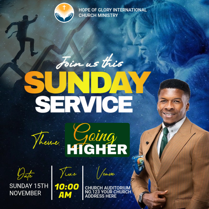 CHURCH FLYER Template | PosterMyWall