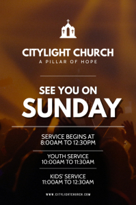 Join Us For Worship Template | PosterMyWall