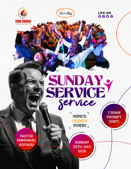Church flyer | PosterMyWall