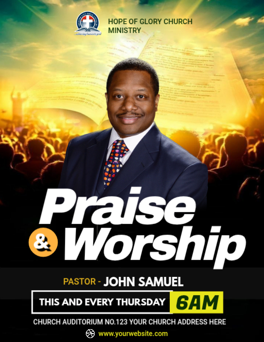 CHURCH FLYER Template | PosterMyWall