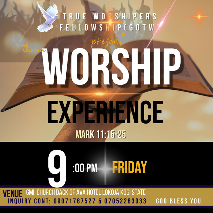 CHURCH FLYER Template | PosterMyWall