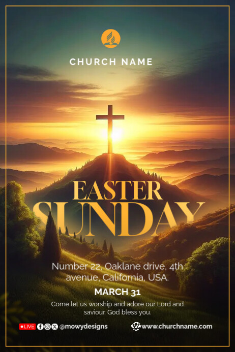 Church Flyer Template | PosterMyWall