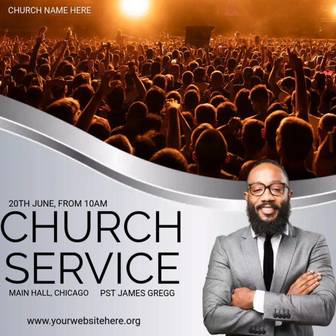 church flyer Template | PosterMyWall