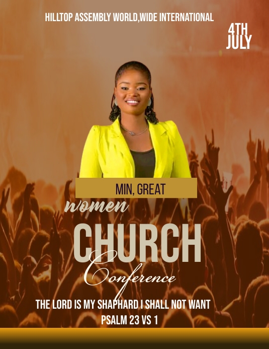 Pamflet Gereja Templat | PosterMyWall