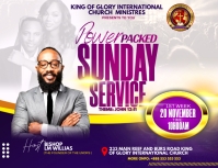 CHURCH SERVICE FLYER Template | PosterMyWall