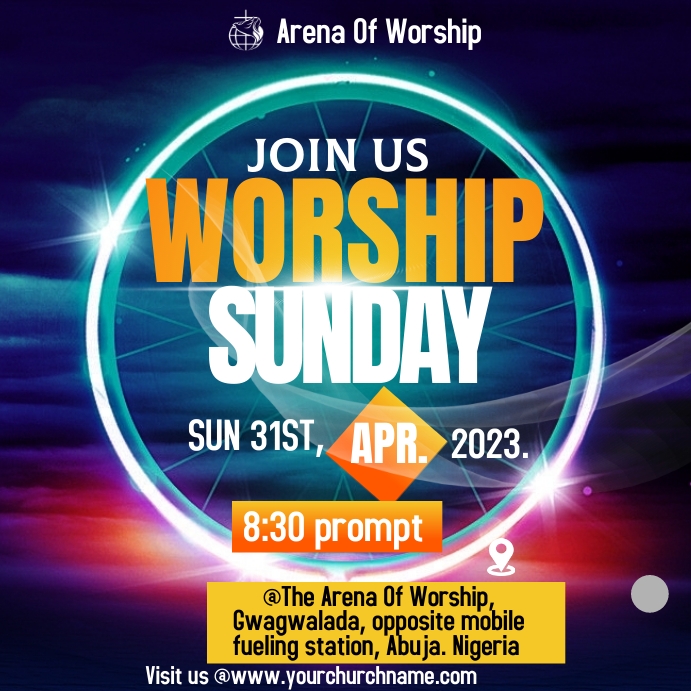 Church flyer Template | PosterMyWall