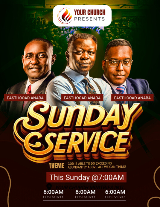 Church flyer | PosterMyWall