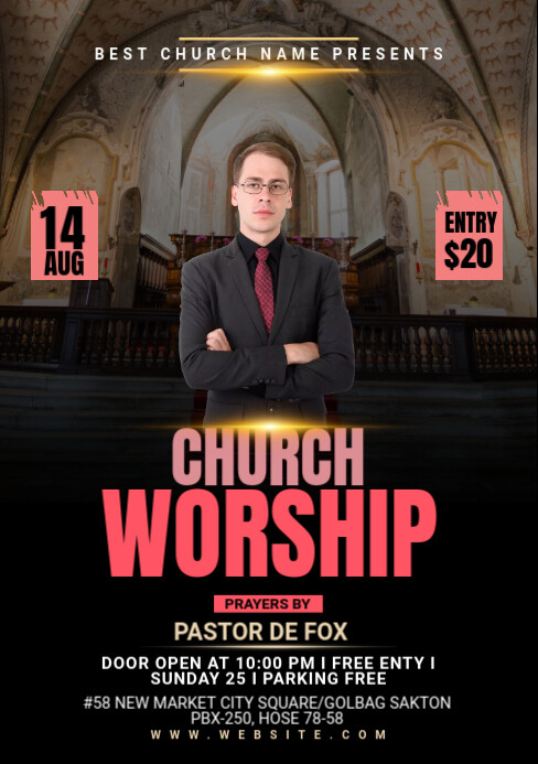 Church Flyer Template | PosterMyWall