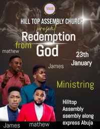 crusade service flyer template (2) | PosterMyWall