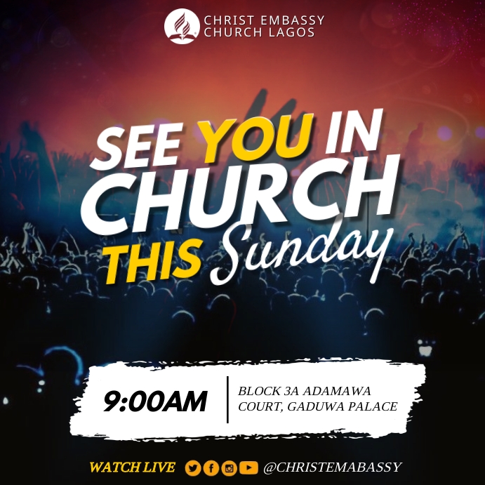 Plantilla de church flyer | PosterMyWall