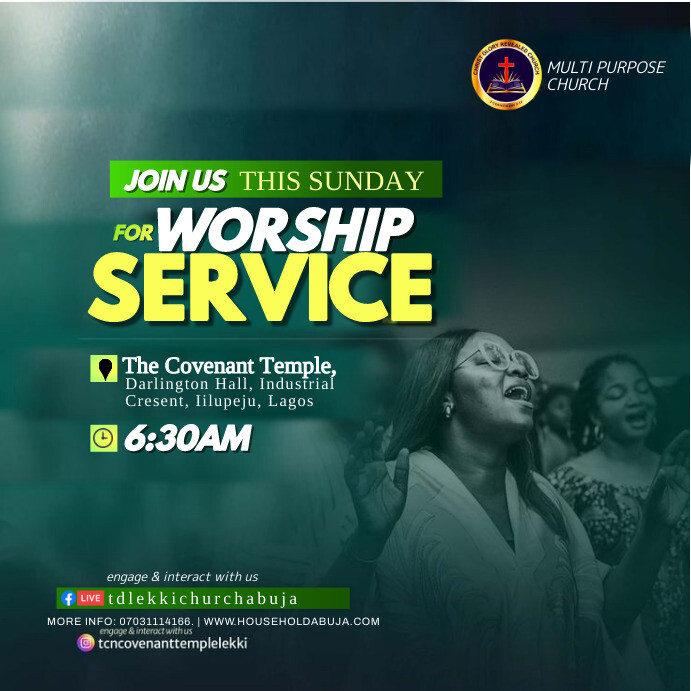 church flyer Template | PosterMyWall