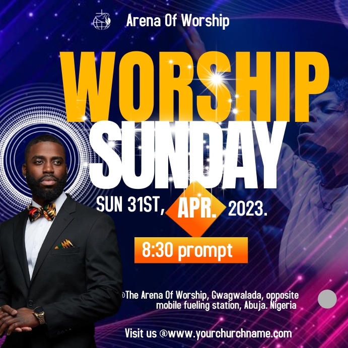 Church flyer Template | PosterMyWall