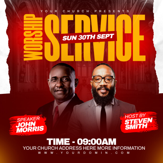 Church flyer Template | PosterMyWall