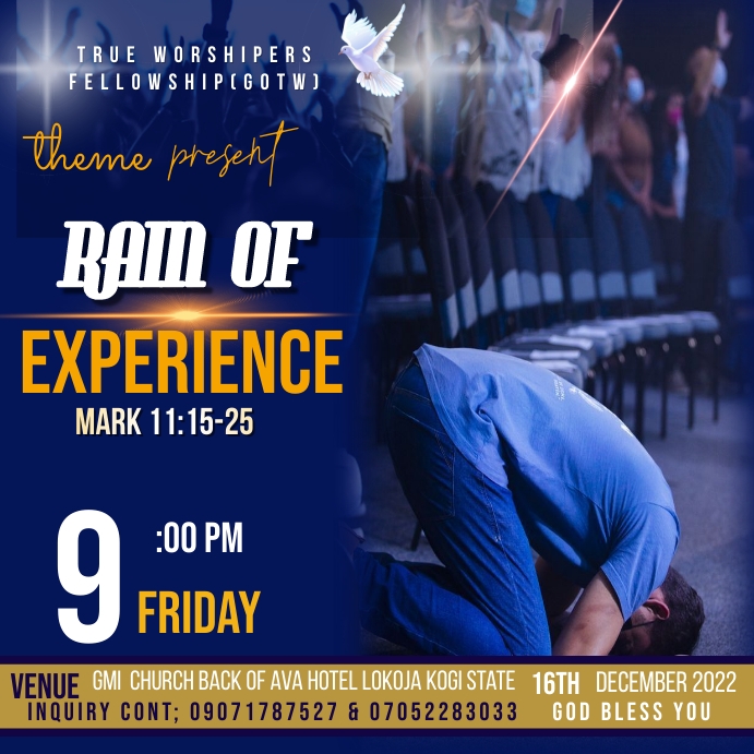 CHURCH FLYER Template | PosterMyWall