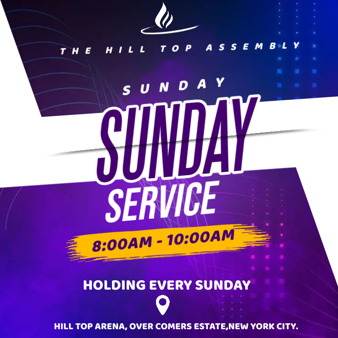 Church flyer Template | PosterMyWall