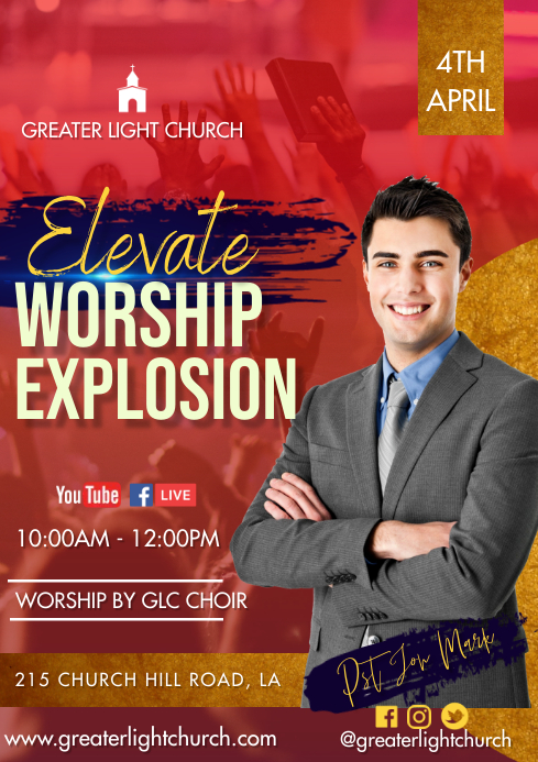 Church Flyer Template | PosterMyWall