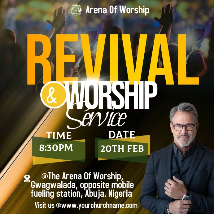 Plantilla de Church flyer | PosterMyWall