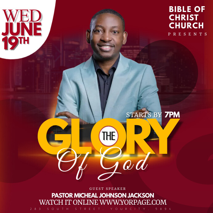 Copy of church flyer | PosterMyWall