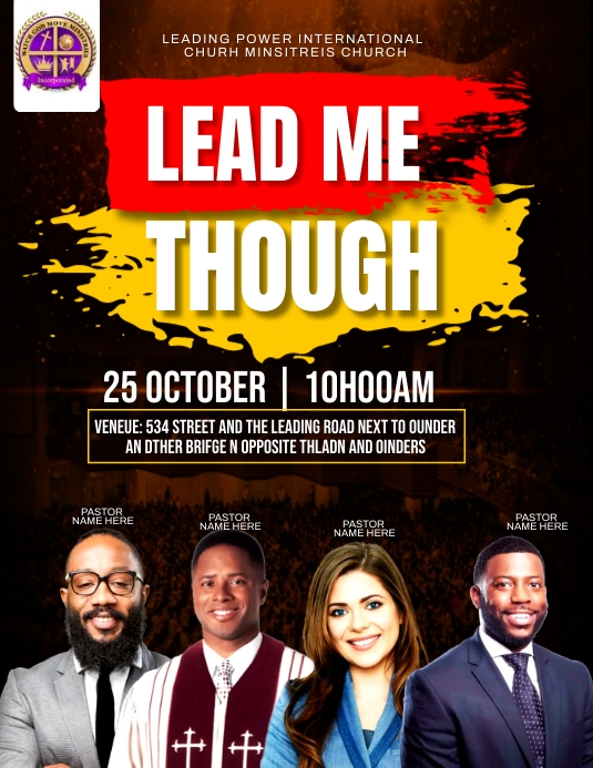 church flyer Template | PosterMyWall