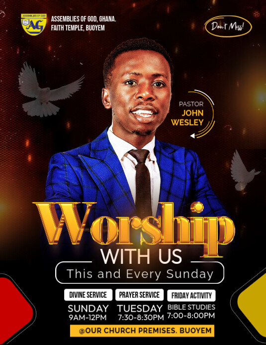 Church flyer | PosterMyWall