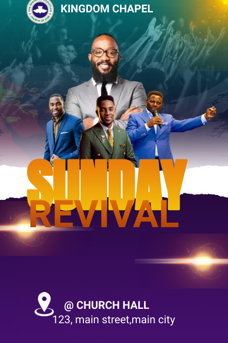 Plantilla de Church flyer | PosterMyWall