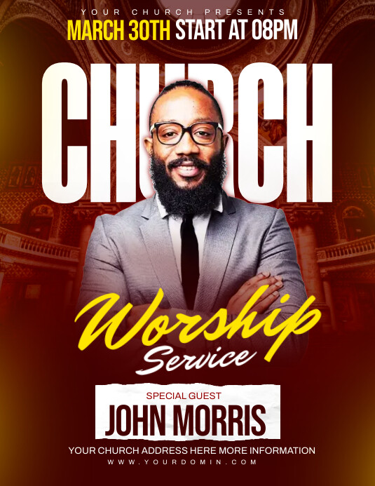 Plantilla de Church flyer | PosterMyWall