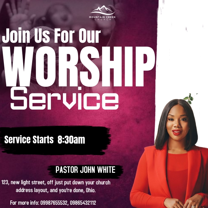 Copy of Church flyer | PosterMyWall