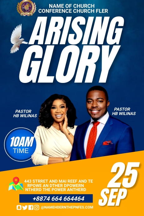 church flyer Template | PosterMyWall